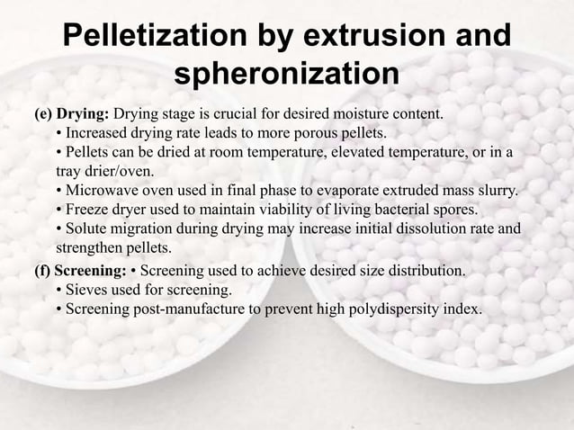 pelletization and pelletization technique | PPTX | Pharmaceutical Drugs ...