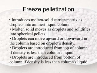 pelletization and pelletization technique | PPTX