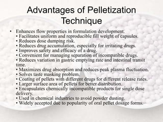 pelletization and pelletization technique | PPTX