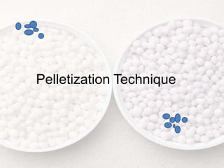 pelletization and pelletization technique | PPTX