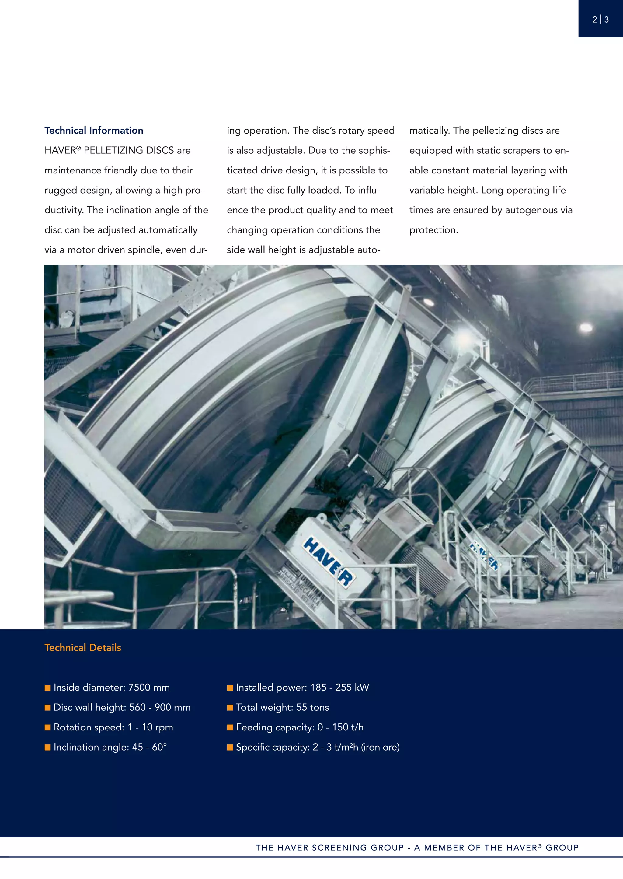 Pelletizing discs | PDF