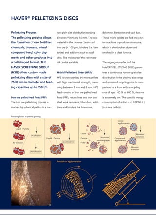 Pelletizing discs | PDF
