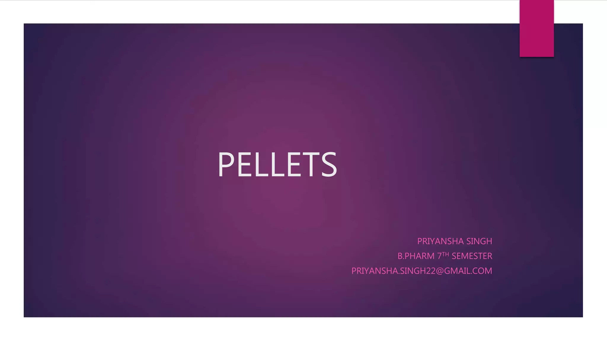 Pellets | PPTX