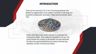 Pellets- Industrial pharmacy | PPTX