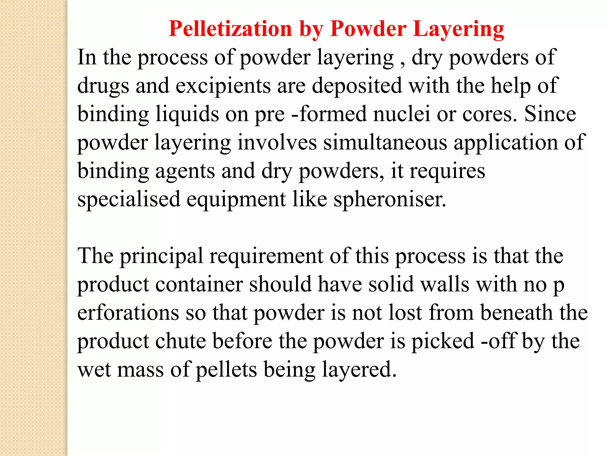 PELLETS AND PELLETIZATION TECHNIQUES | PPTX
