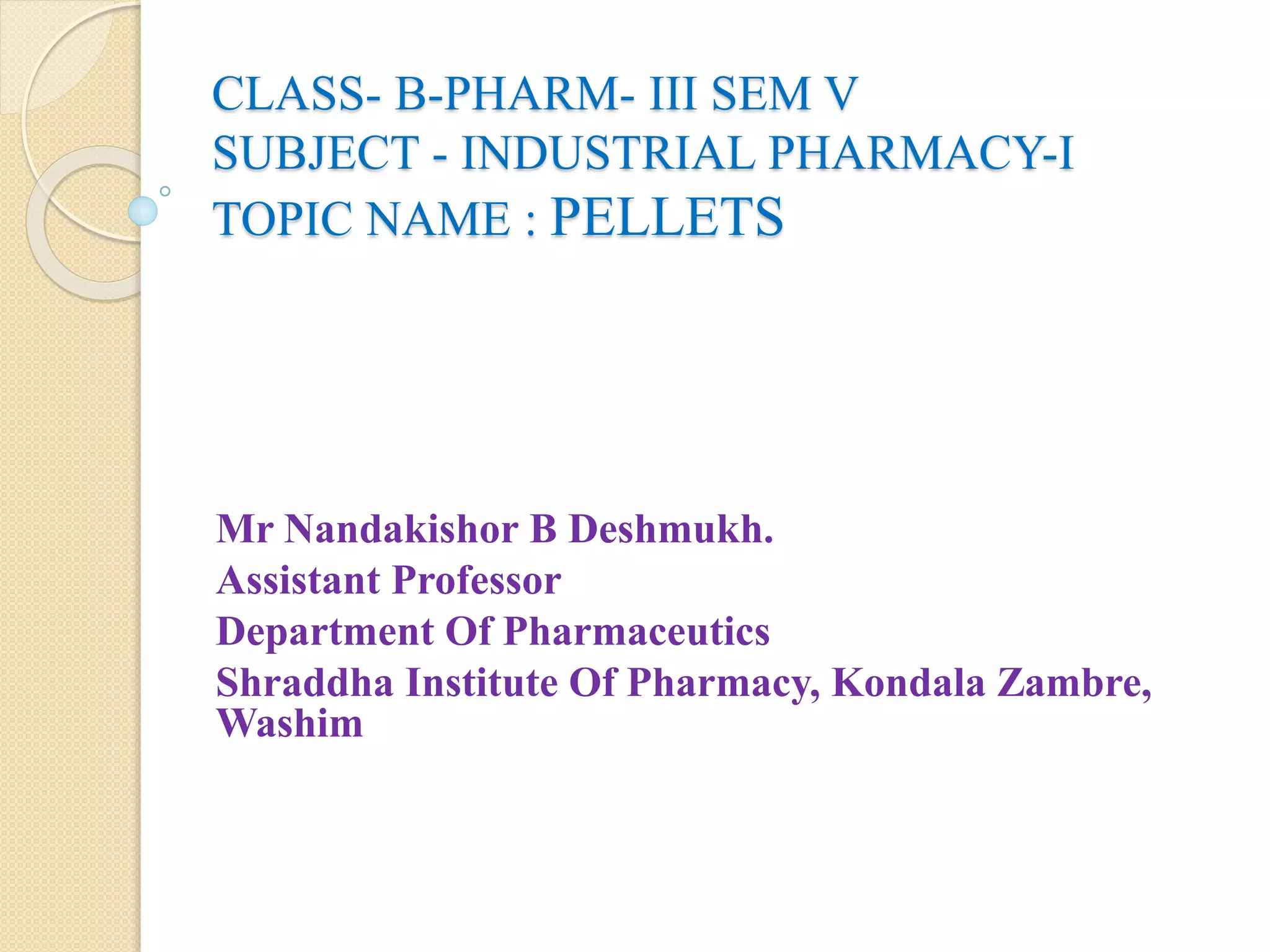 Everything You Need to Know About Pelletization Processes in 40 Characters | PPT