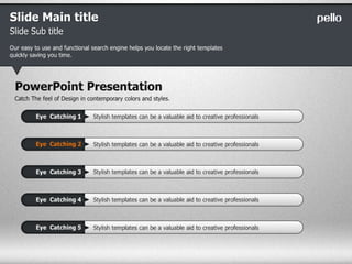 Pello template set b0800008 | PPT