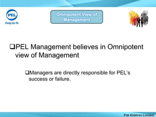 Pel management presensations p1 | PPTX