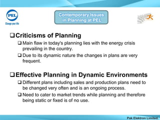 Pel management presensations p1 | PPTX