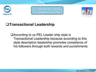 Pel management presensations p1 | PPTX