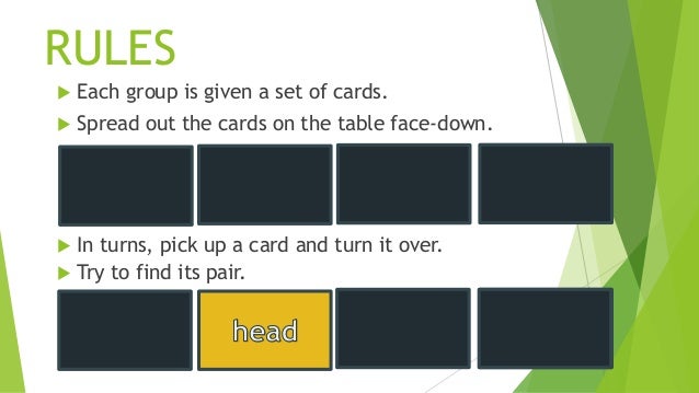 Pelmanism (Memory/Matching Type Game)