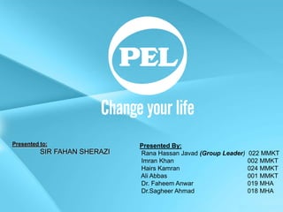 Pel Marketing Applicences Division | PPTX