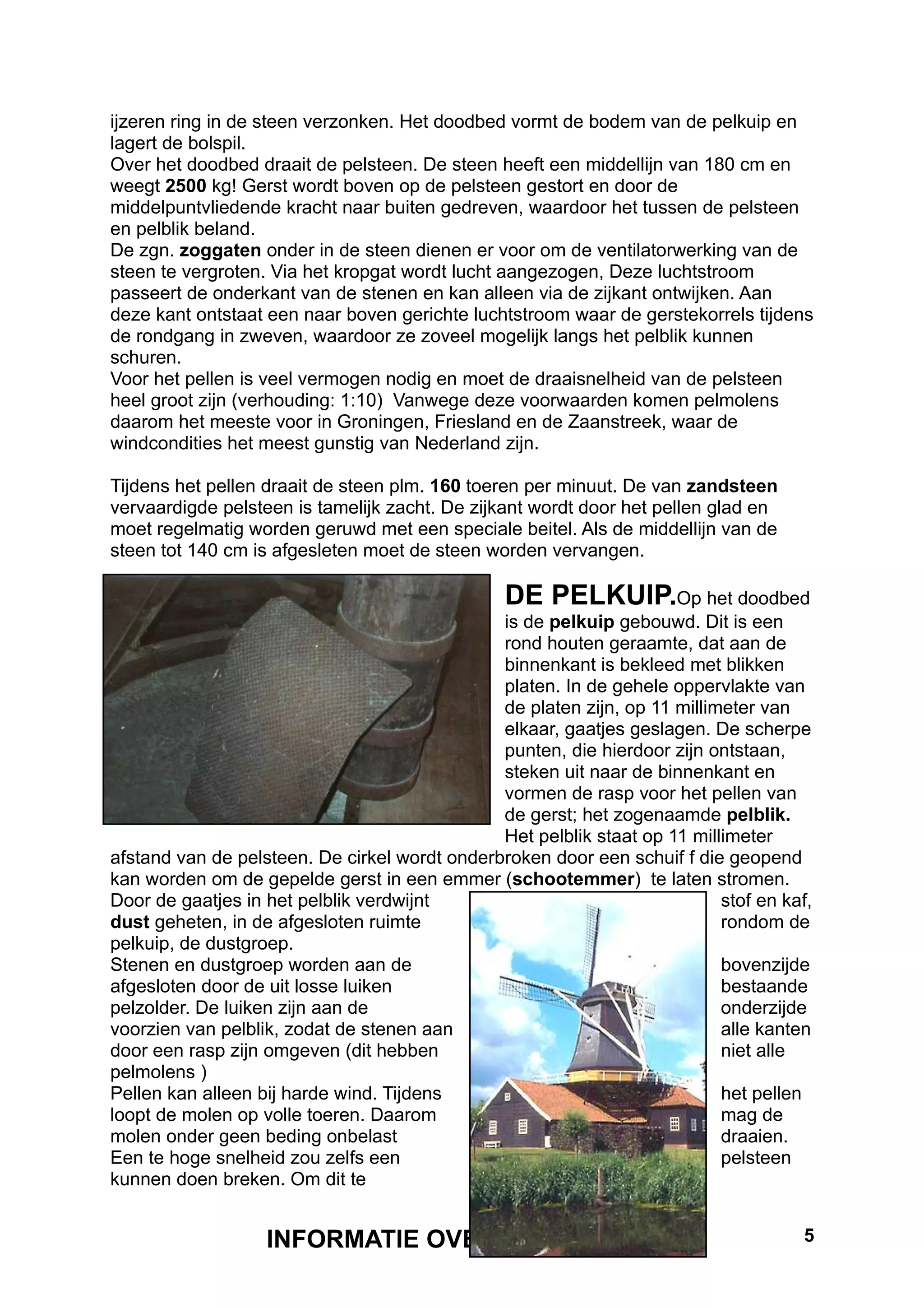 INFO OVER PELMOLENS | DOC