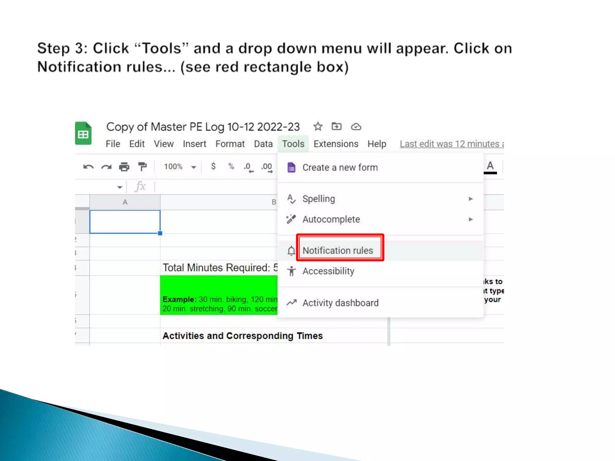 PE Log Setup Instructions 2022-2023.pptx