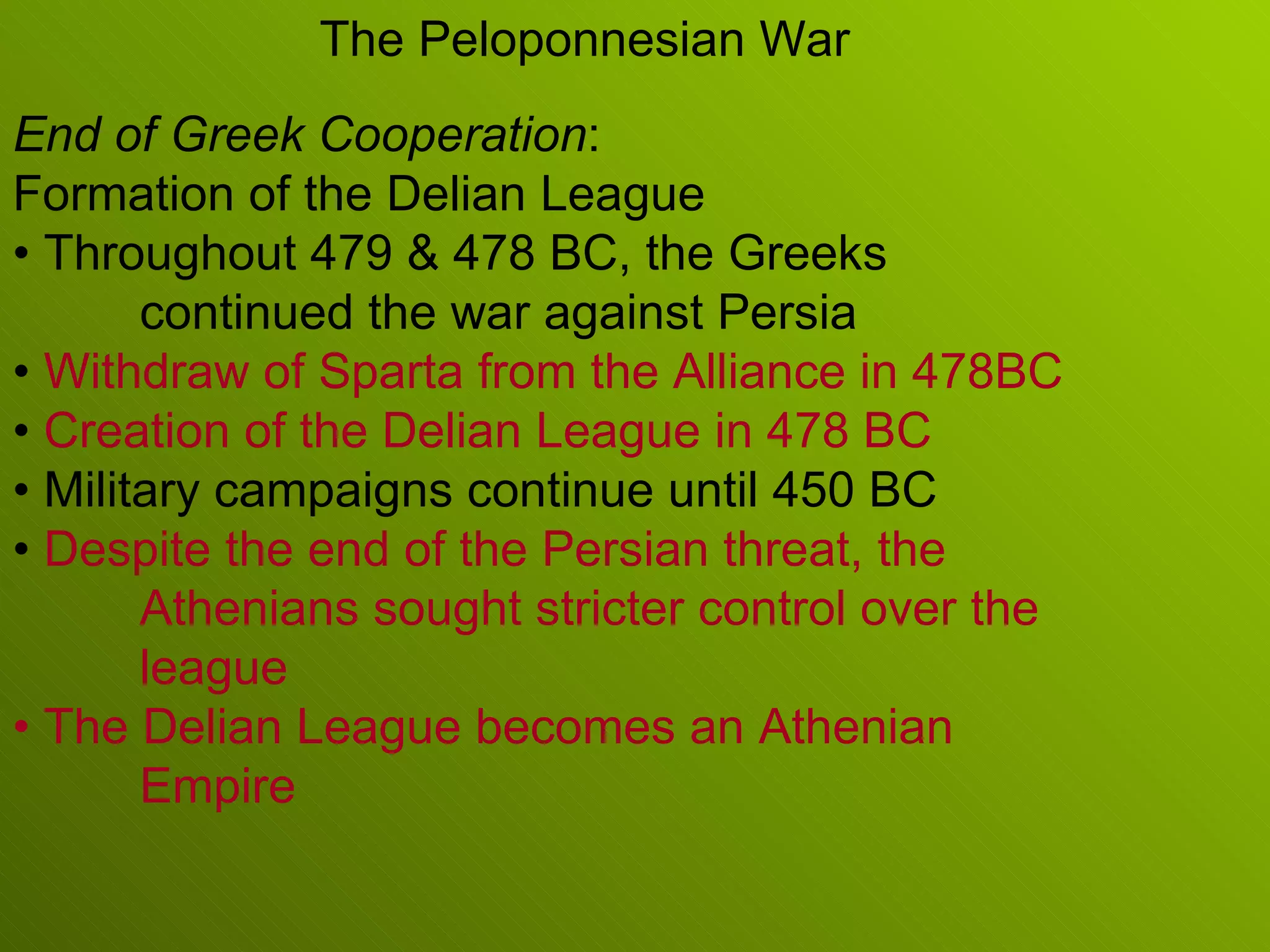 Peloponnesian War | PPT