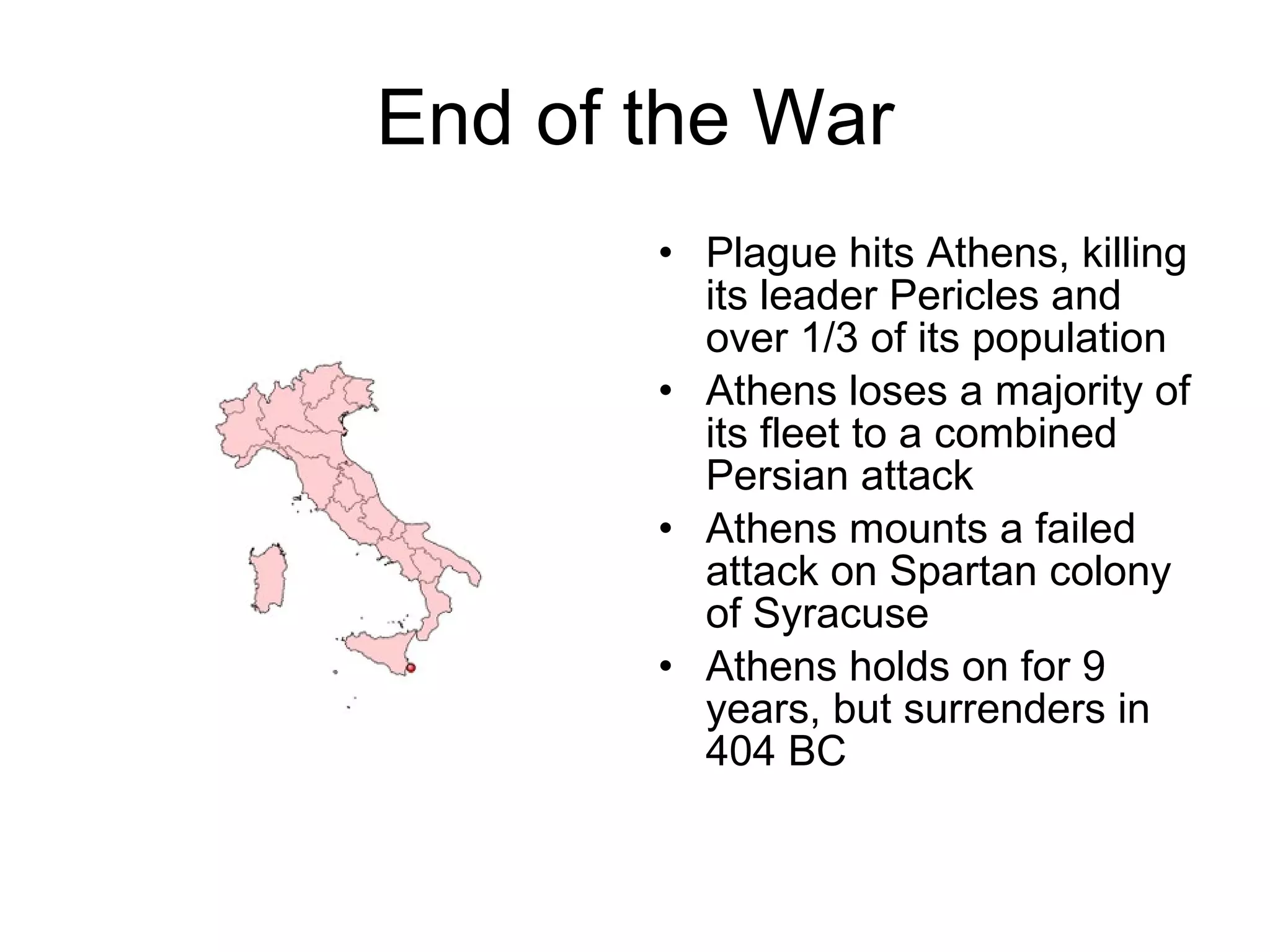 Peloponnesian War | PPT | Death, Injury, or Military Conflict ...