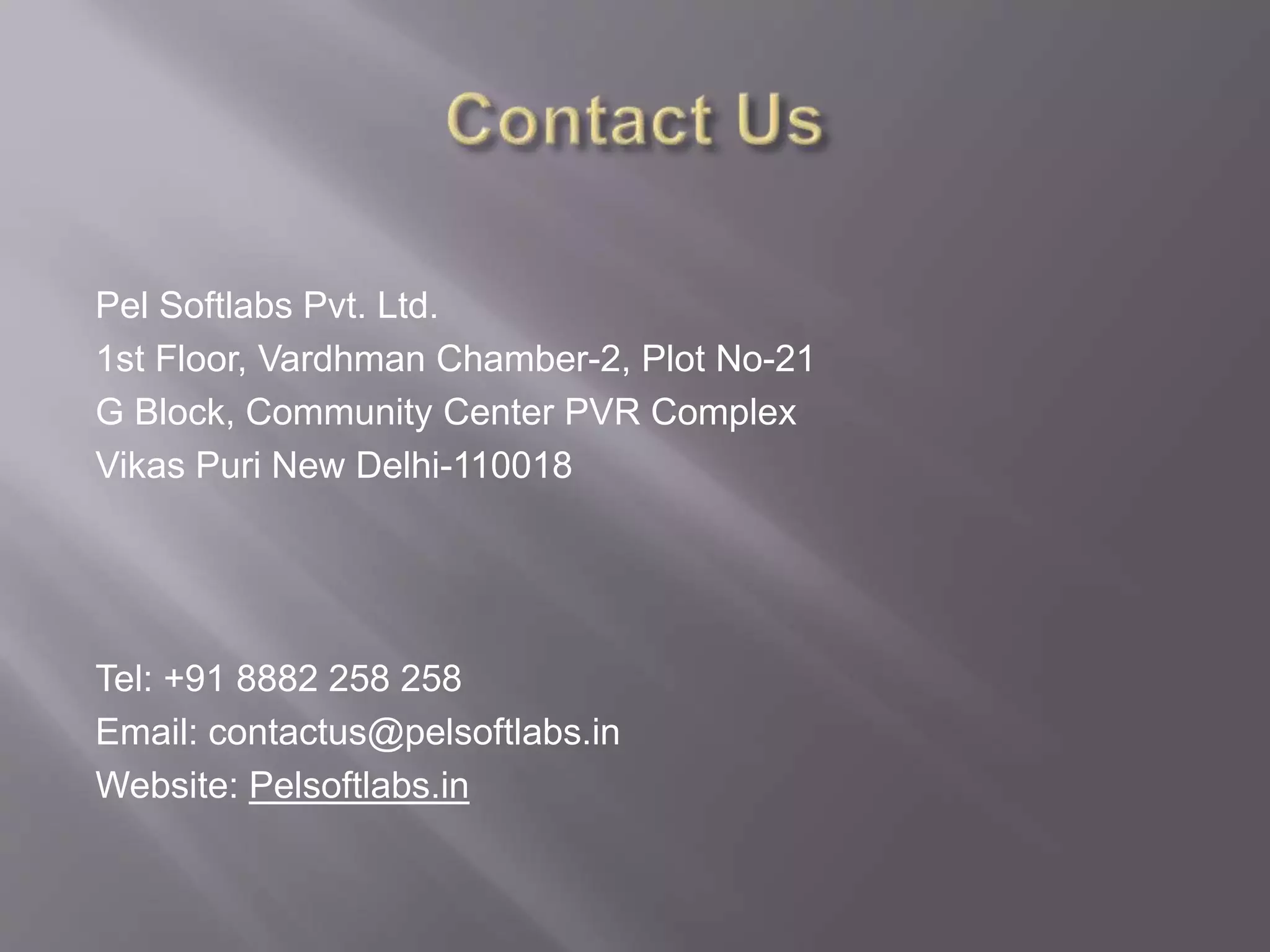 Pelsoft complaints | PPT