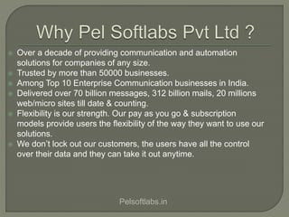 Pel Softlabs Pvt Ltd | PPTX