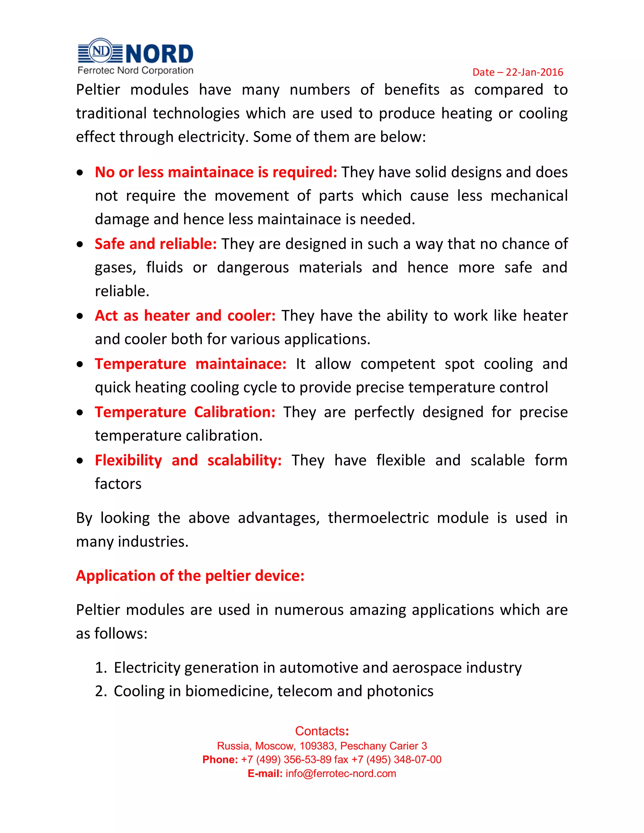 Peltier Device | PDF