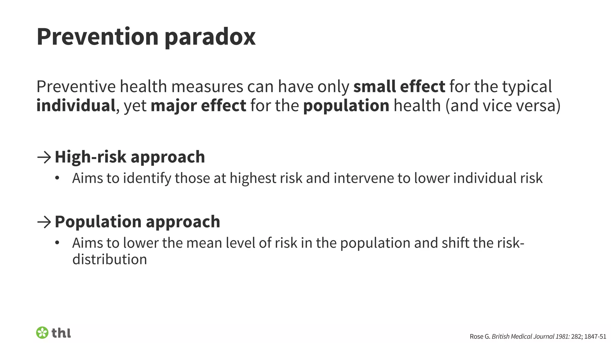 Markku Peltonen: THL in public health promotion then and now | PDF