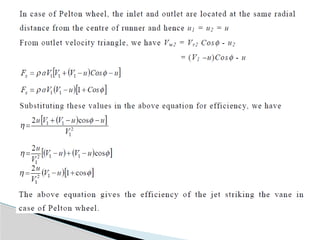 A PPT on Pelton turbine, It describe about it's working principle. | PPTX