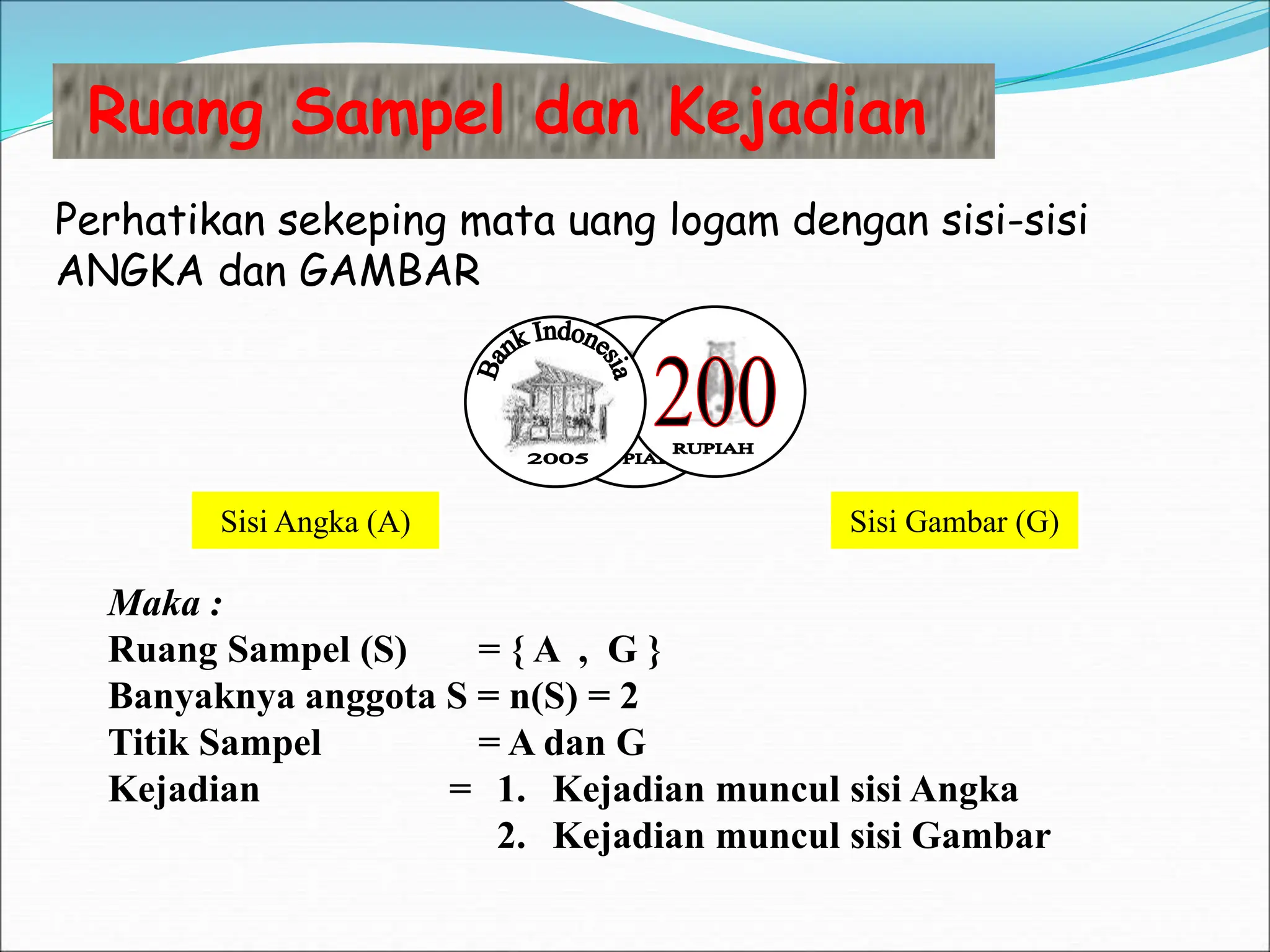 Materi Peluang kelas XII kurikulum merdeka | PPT