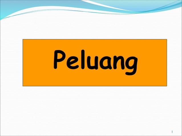 Materi Peluang kelas XII kurikulum merdeka | PPT
