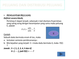 Peluang dan Distribusi Peluang | PPTX