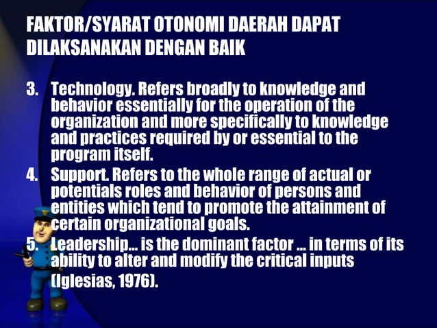 Peluang dan tantangan otonomi daerah | PPT