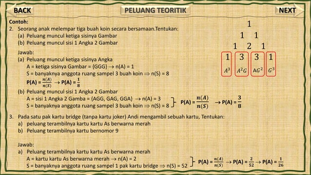 Peluang Kelas 8 - Part 1 [Pengertian - Menentukan Ruang Sampel].pptx