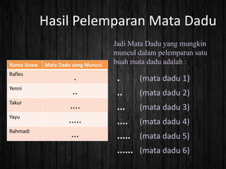 Peluang matematika | PPT