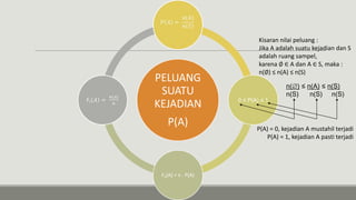 Peluang Suatu Kejadian | PPTX