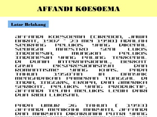 PELUKIS TERKENAL DI DUNIA DAN DI INDONESIA POWE POINT | PPT