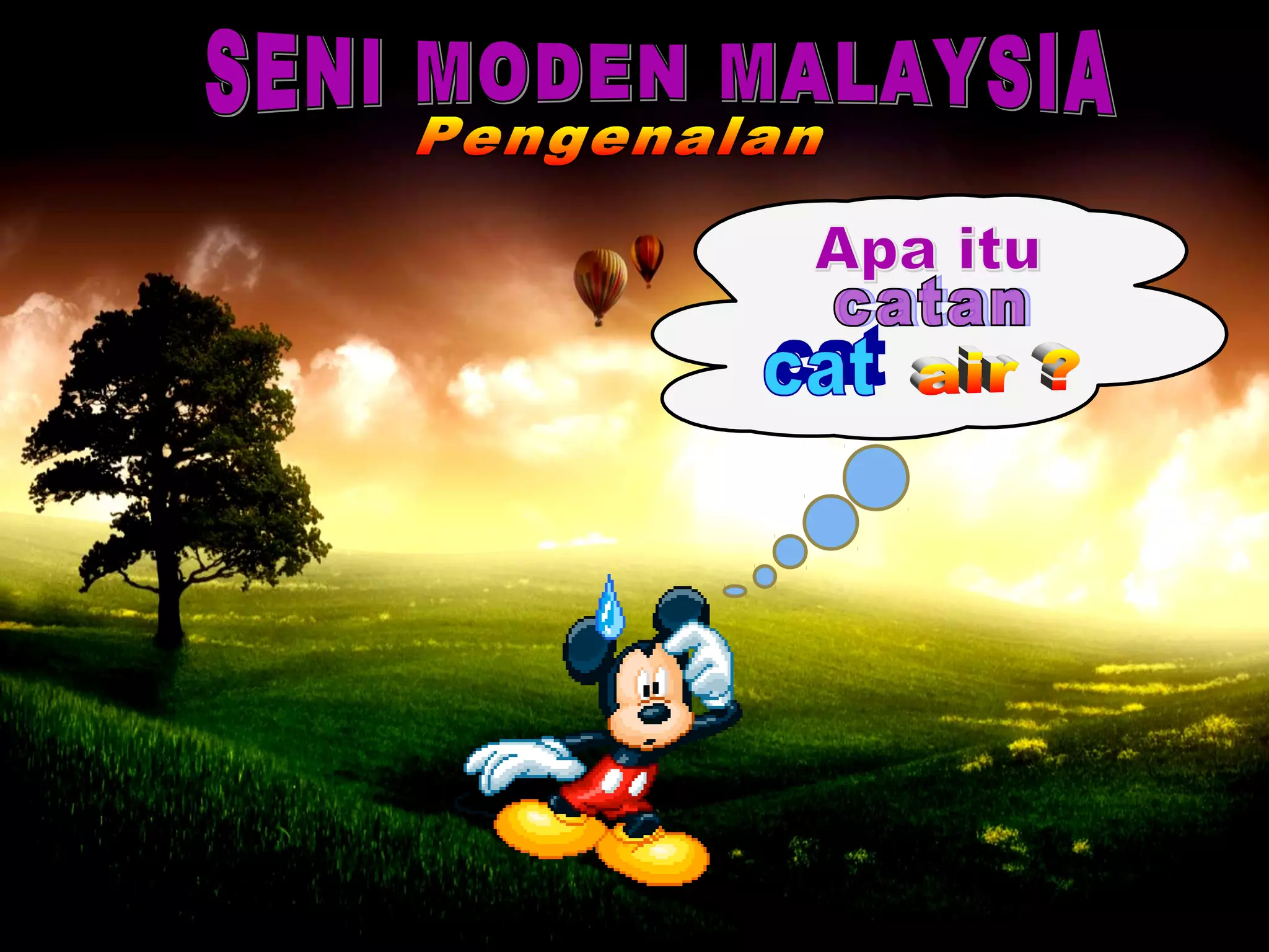 Pelukis catan cat air pulau pinang | PPT