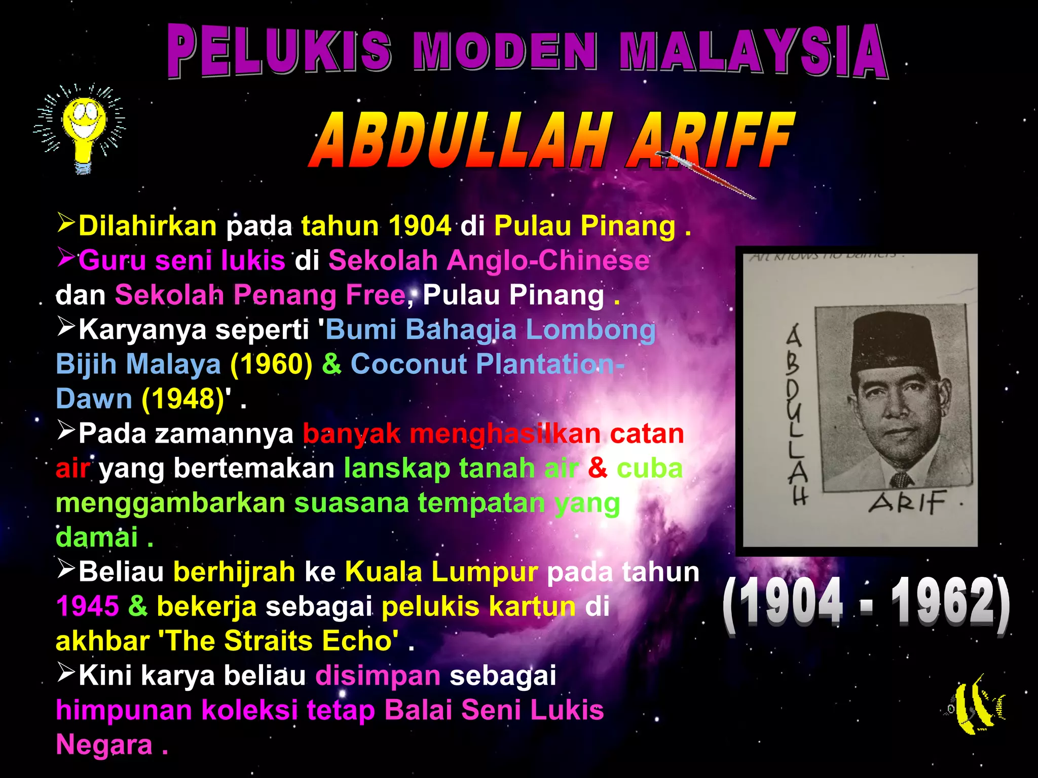 Pelukis catan cat air pulau pinang | PPT