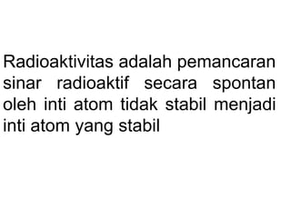 Peluruhan Radioaktif | PDF