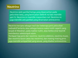 Peluruhan partikel beta | PPTX