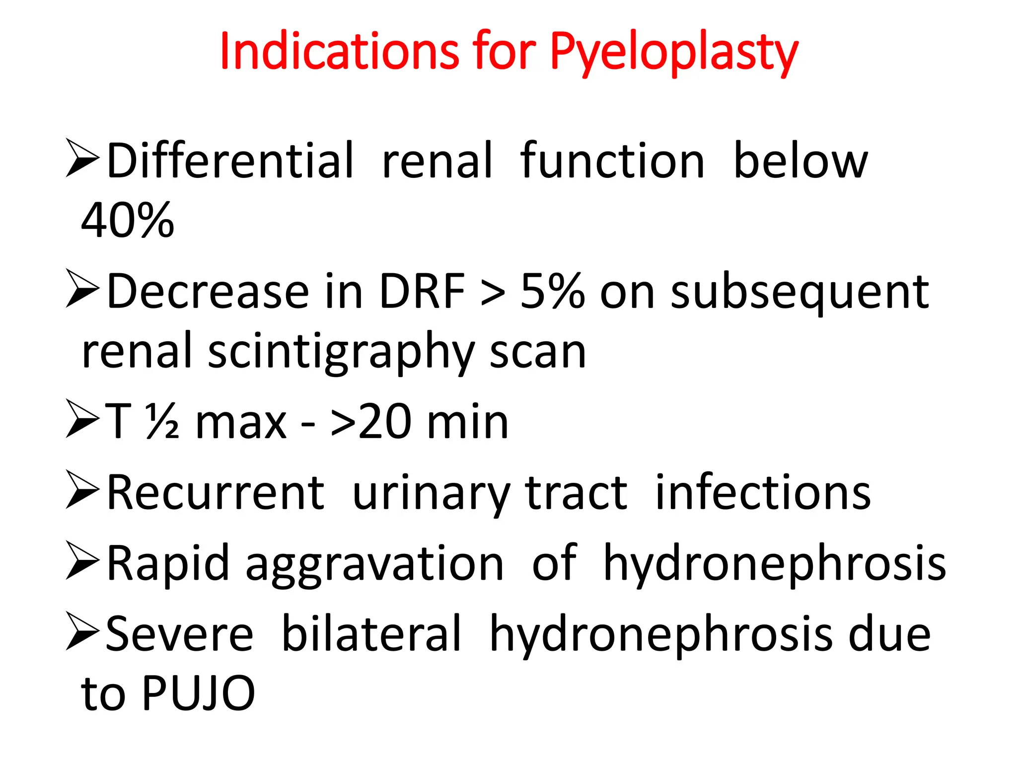 Pelvi-ureteric junction obstruction | PPTX