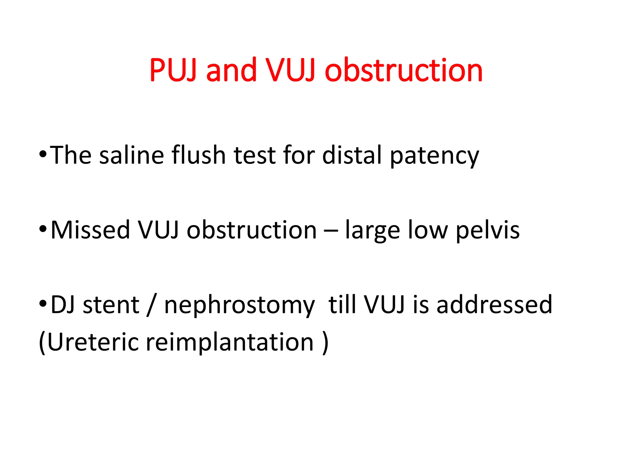 Pelvi-ureteric junction obstruction | PPTX