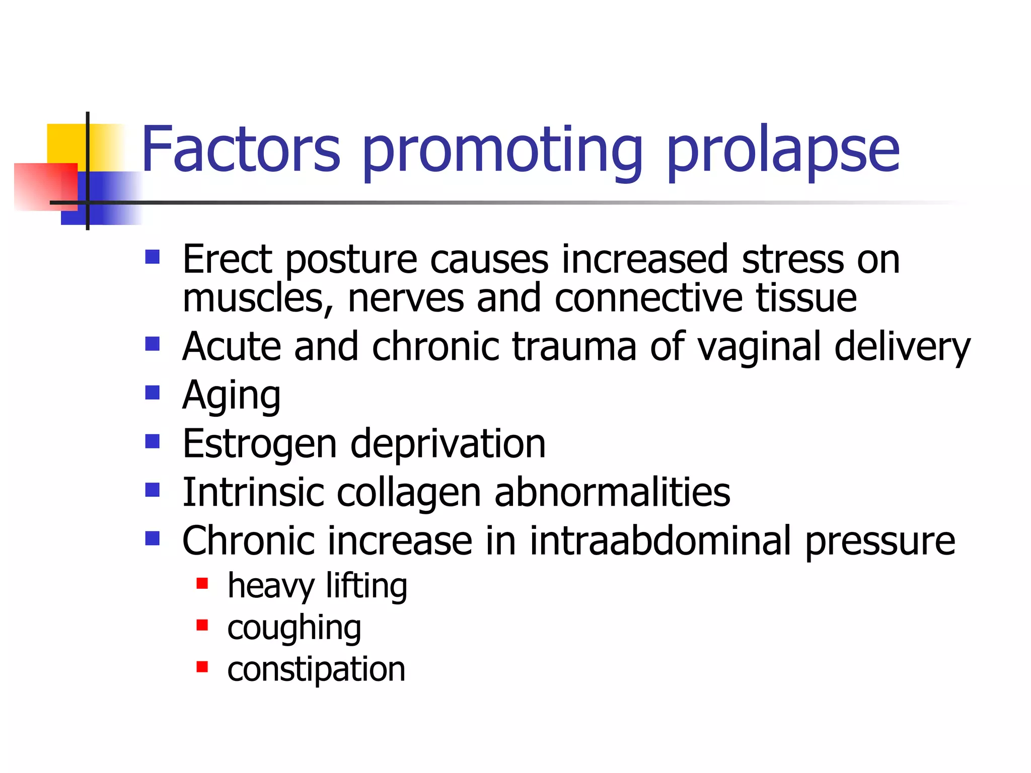 Pelvic Organ Prolapse - POP- www.jinekolojivegebelik:com | PPT
