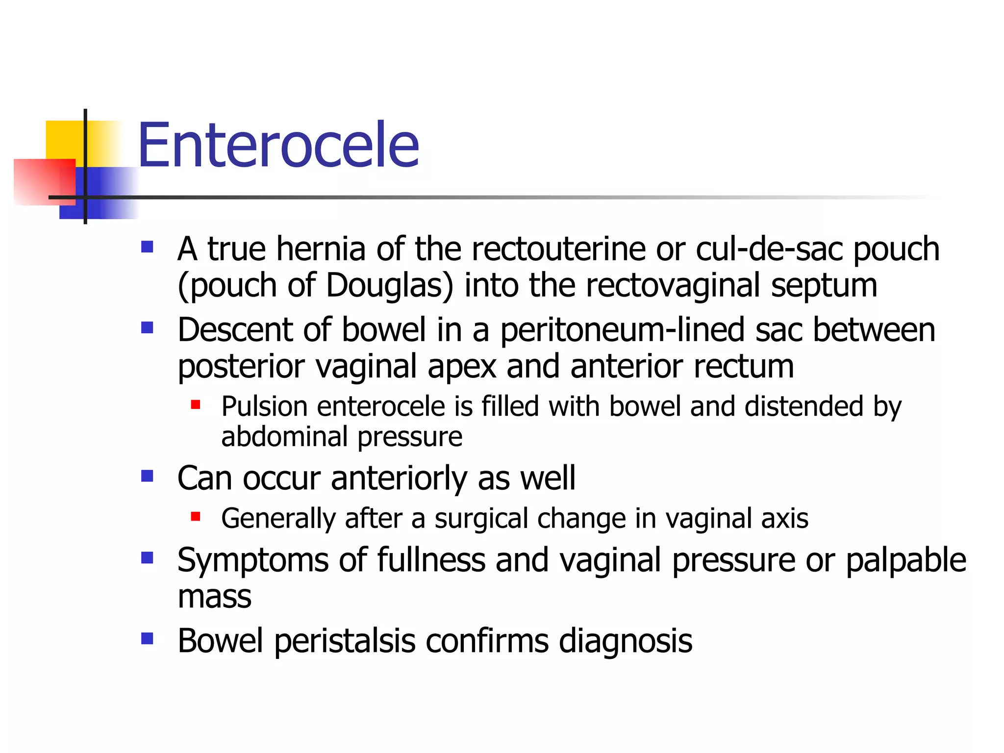 Pelvic Organ Prolapse - POP- www.jinekolojivegebelik:com | PPT