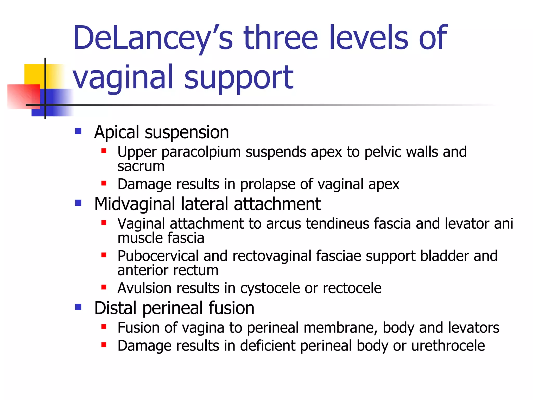 Pelvic Organ Prolapse - POP- www.jinekolojivegebelik:com | PPT