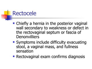 Pelvic Organ Prolapse - POP- www.jinekolojivegebelik:com | PPT