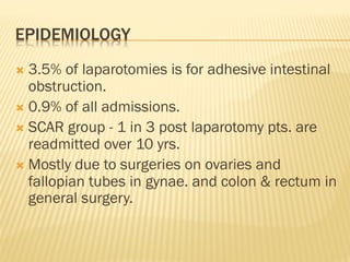 PELVIC ADHESIONS & ADHESIOLYSIS-OSAMA WARDA | PDF