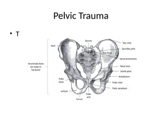 Pelvic and Retroperitoneal Trauma. pptx | PPTX