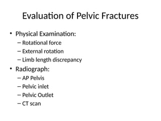 Pelvic and Retroperitoneal Trauma. pptx | PPTX