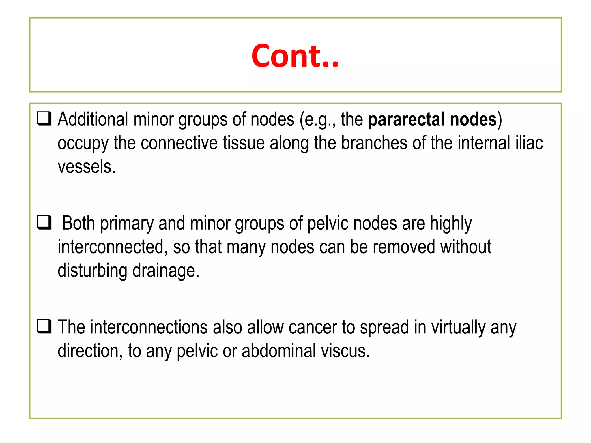 Pelvic vessels,nerves and lymph nodes. | PPTX