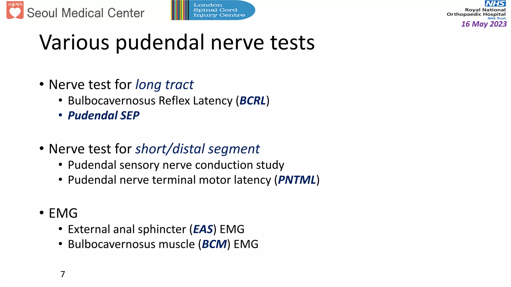 pelvic electrophysiology test | PDF