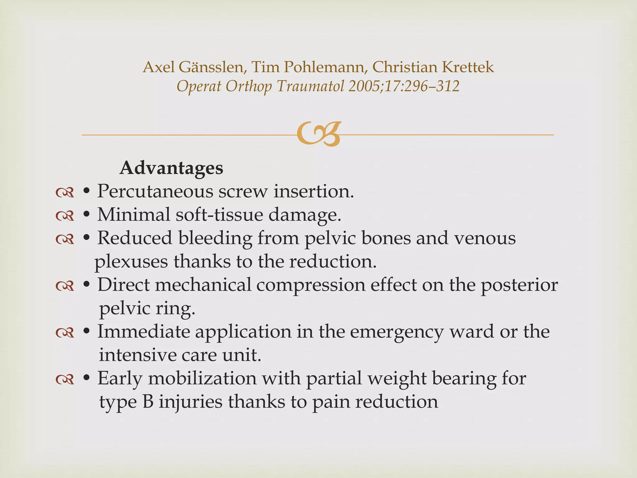 Pelvic ex fix | PPTX
