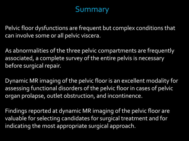 Pelvic floor | PPTX | Sexual Conditions | Sexual Health